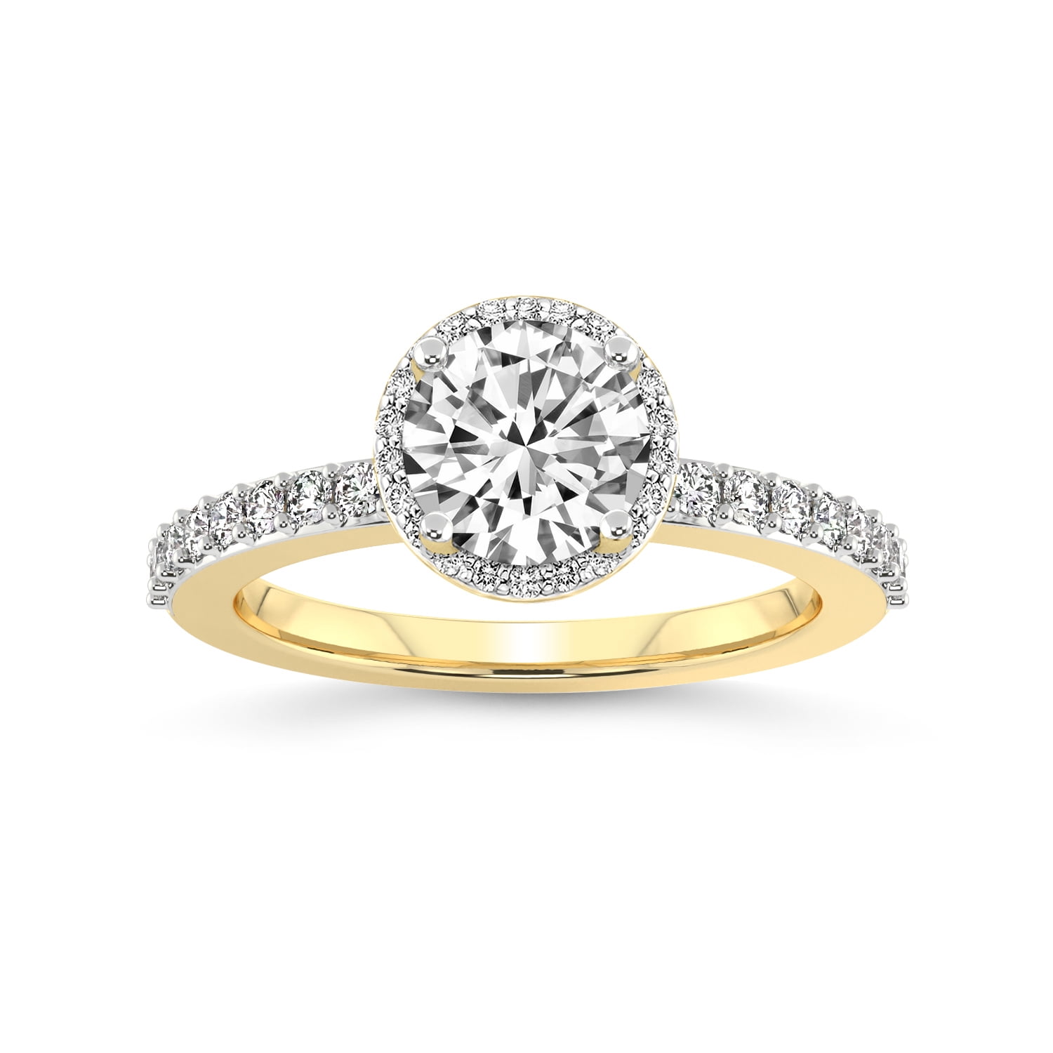 5 Carat IGI Certified Round Shape Lab Grown Diamond Engagement Ring ...