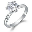 5 Carat Moissanite Rings for Women D-Color Clarity Moissanite Wedding ...