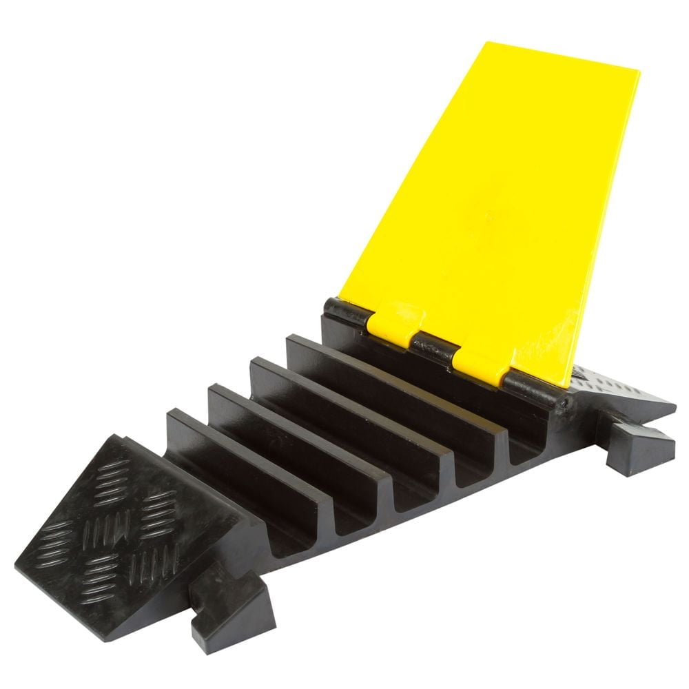 5-Channel Modular Rubber Cable Ramp Right Turn Corner Section - Walmart.com
