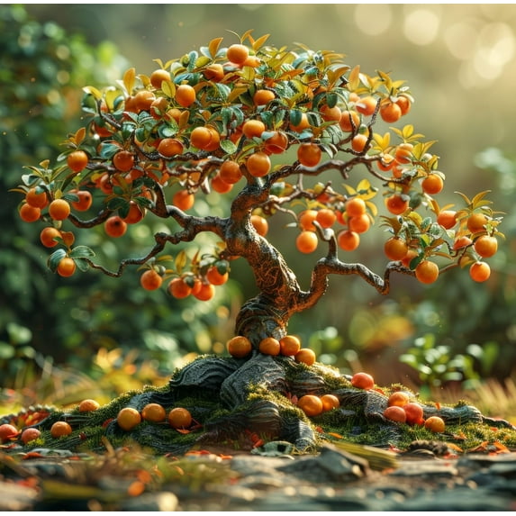 5 Chinese Persimmons Bonsai Tree Seeds for Planting - Diospyros ...