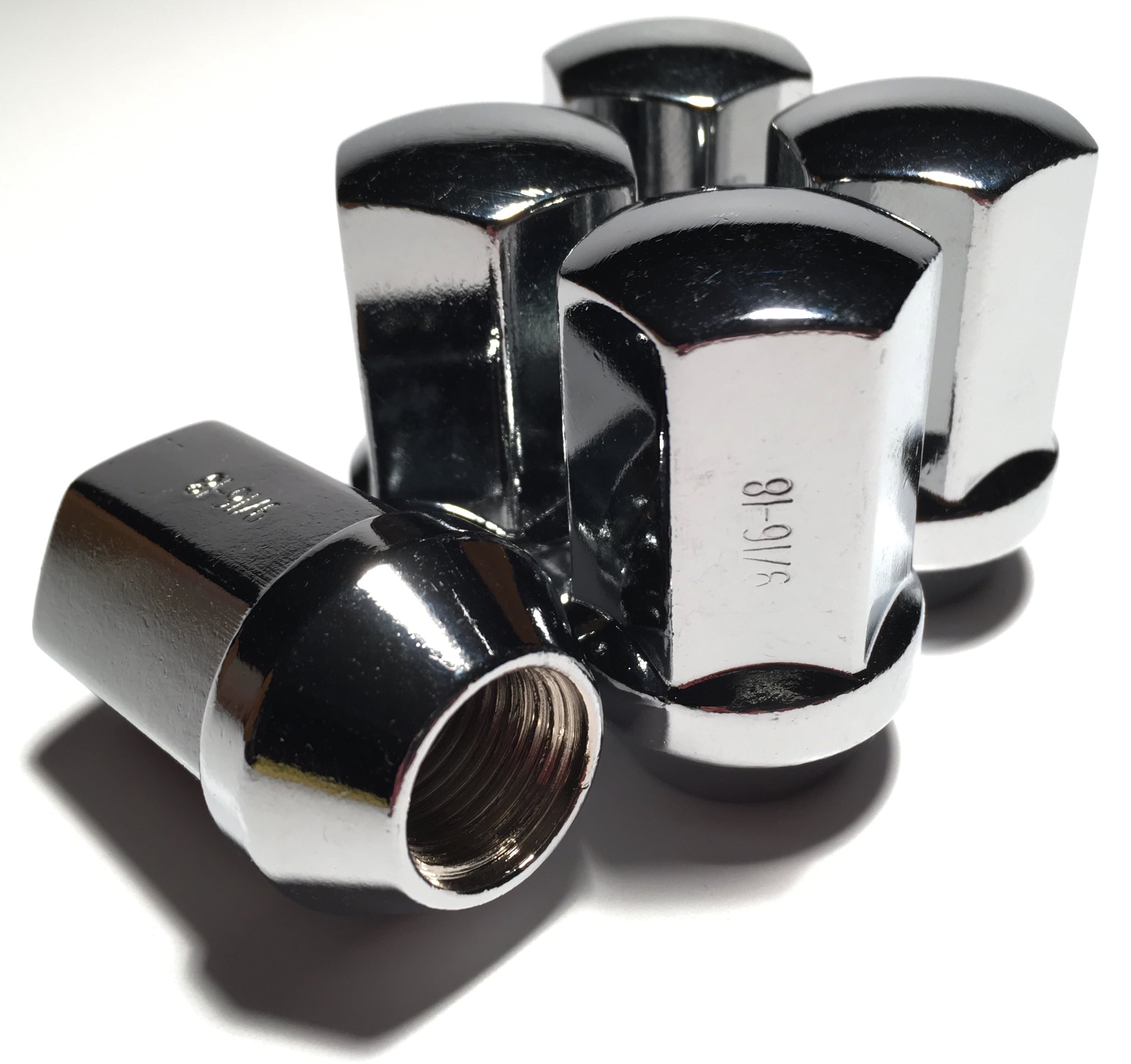 5 Chrome 9/16 Dodge OEM Lug Nuts Ram 1500 Durango Dakota Raider Factory ...