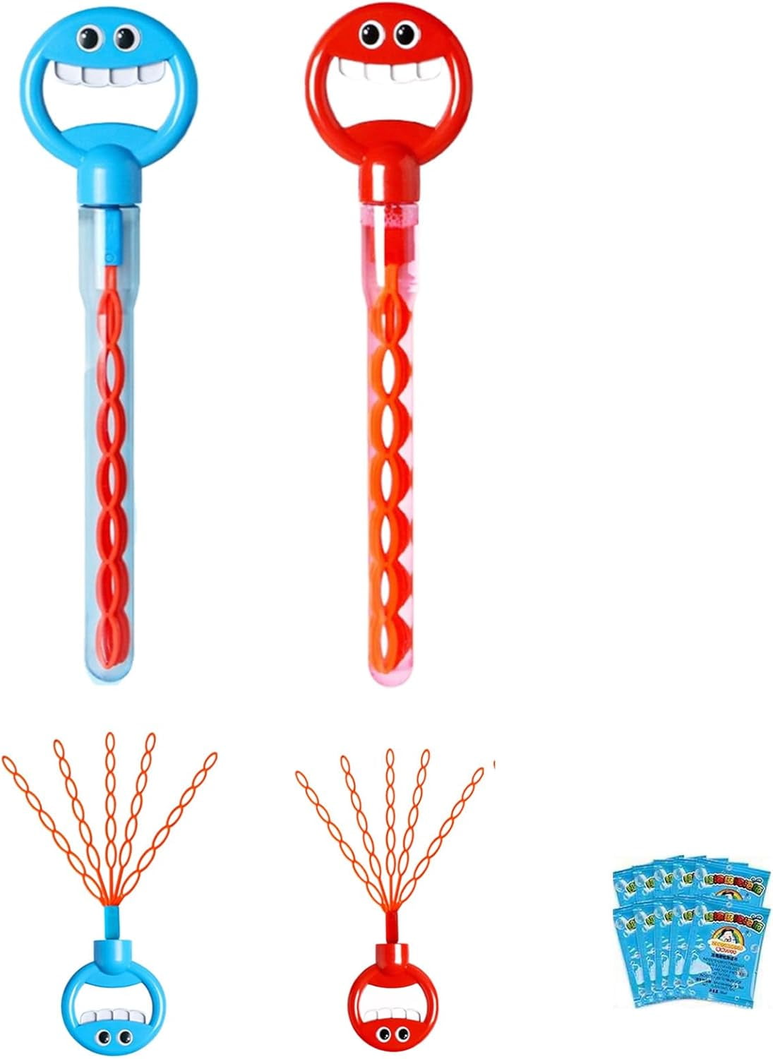 5 Claw Bubble Wand, 5 Claw Smiley Bubble Stick with 32-Hole, Bubble ...