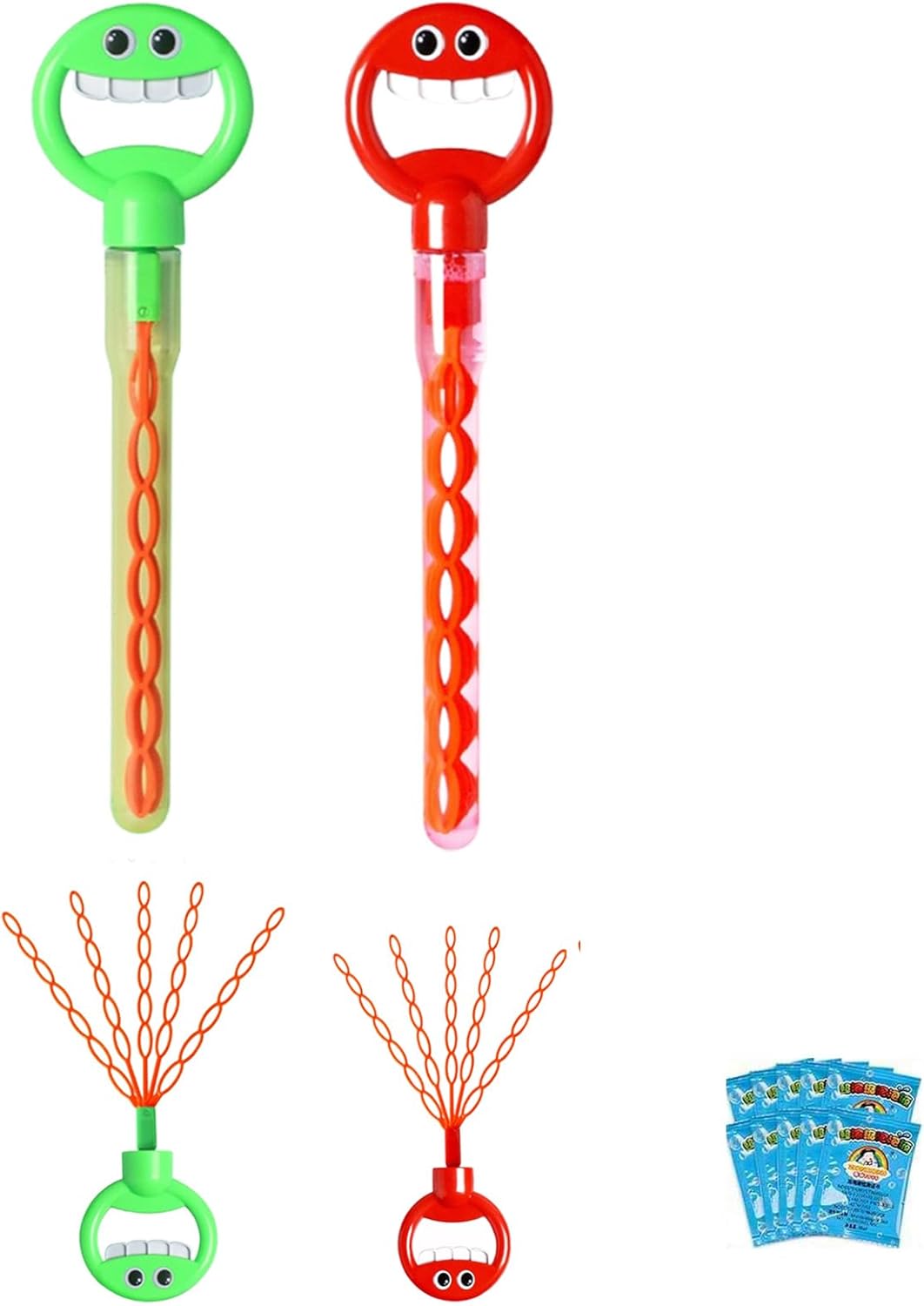 5 Claw Bubble Wand, 5 Claw Smiley Bubble Stick with 32-Hole, Bubble ...