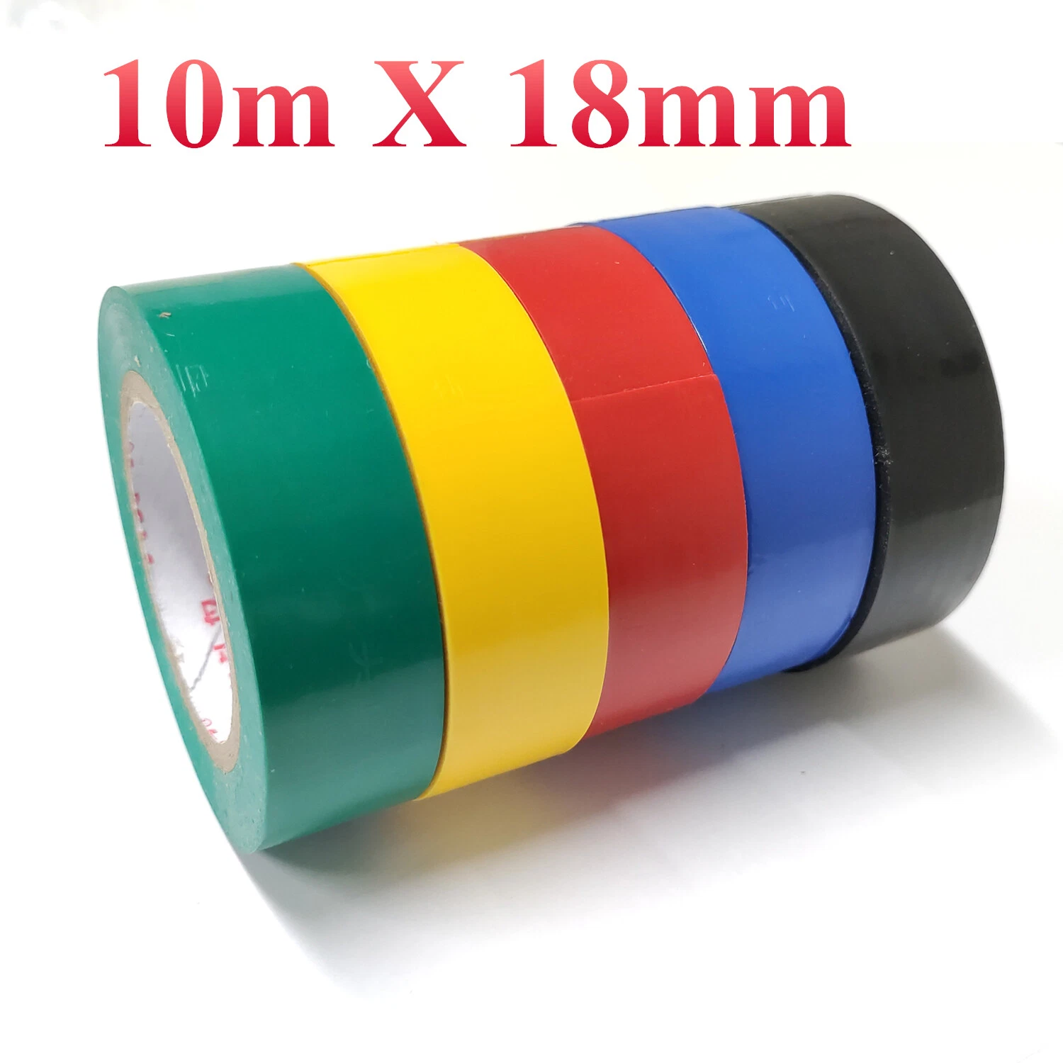 5 Color Electrical Tape 0.7‘’ Wide 32Ft Pvc Insulation Wire (5 Pack ...