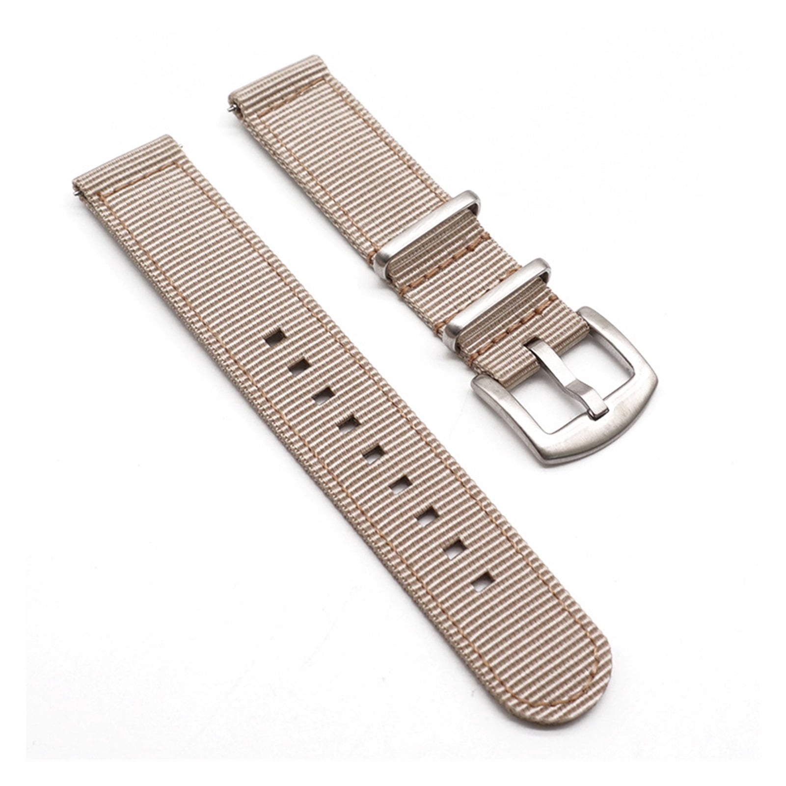 5 Color Nylon Watch Band Striped Nato Strap 20mm 22mm Universal For ...