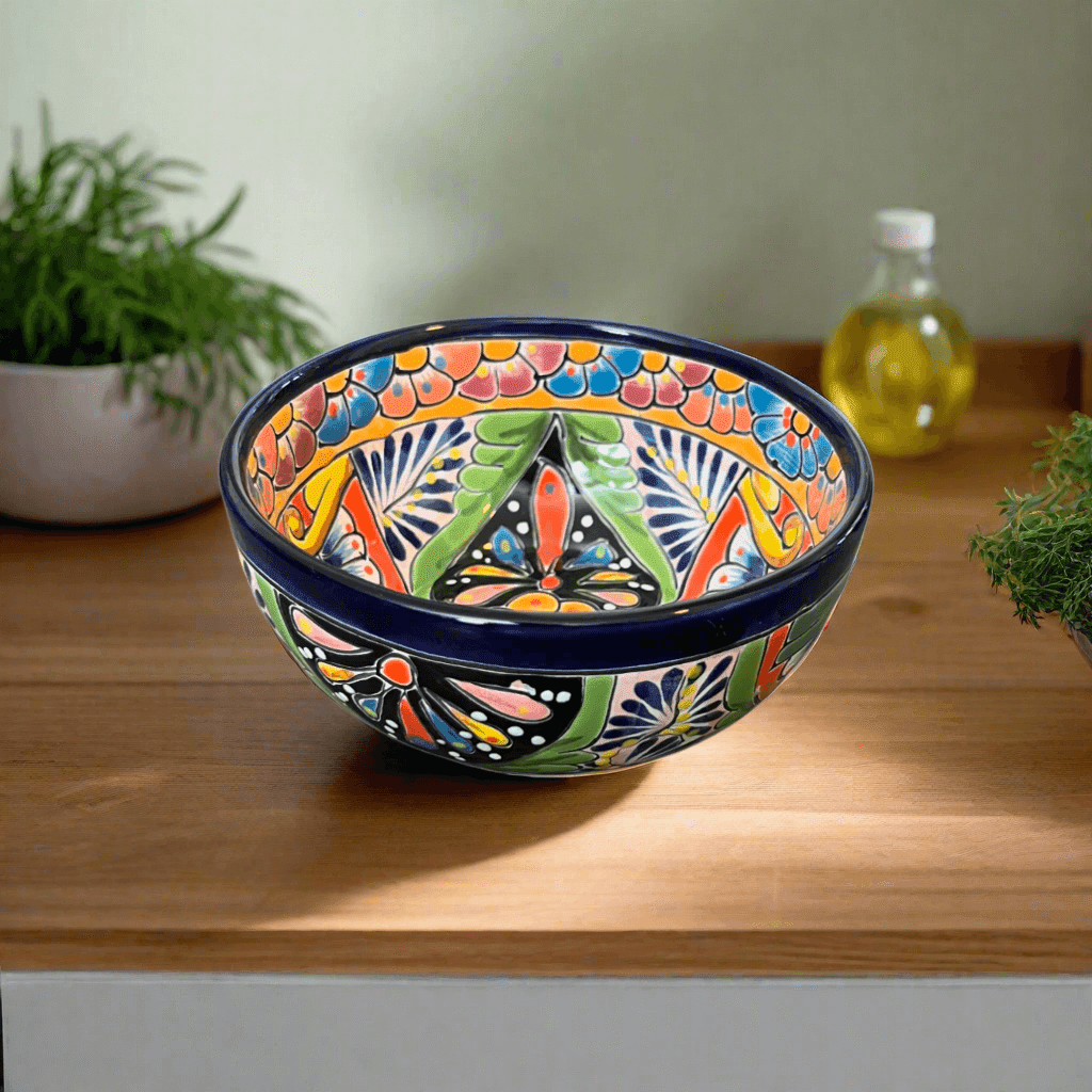 5" Colorful Talavera Ceramic Bowl | Mexican Dinnerware (Setof6 ...