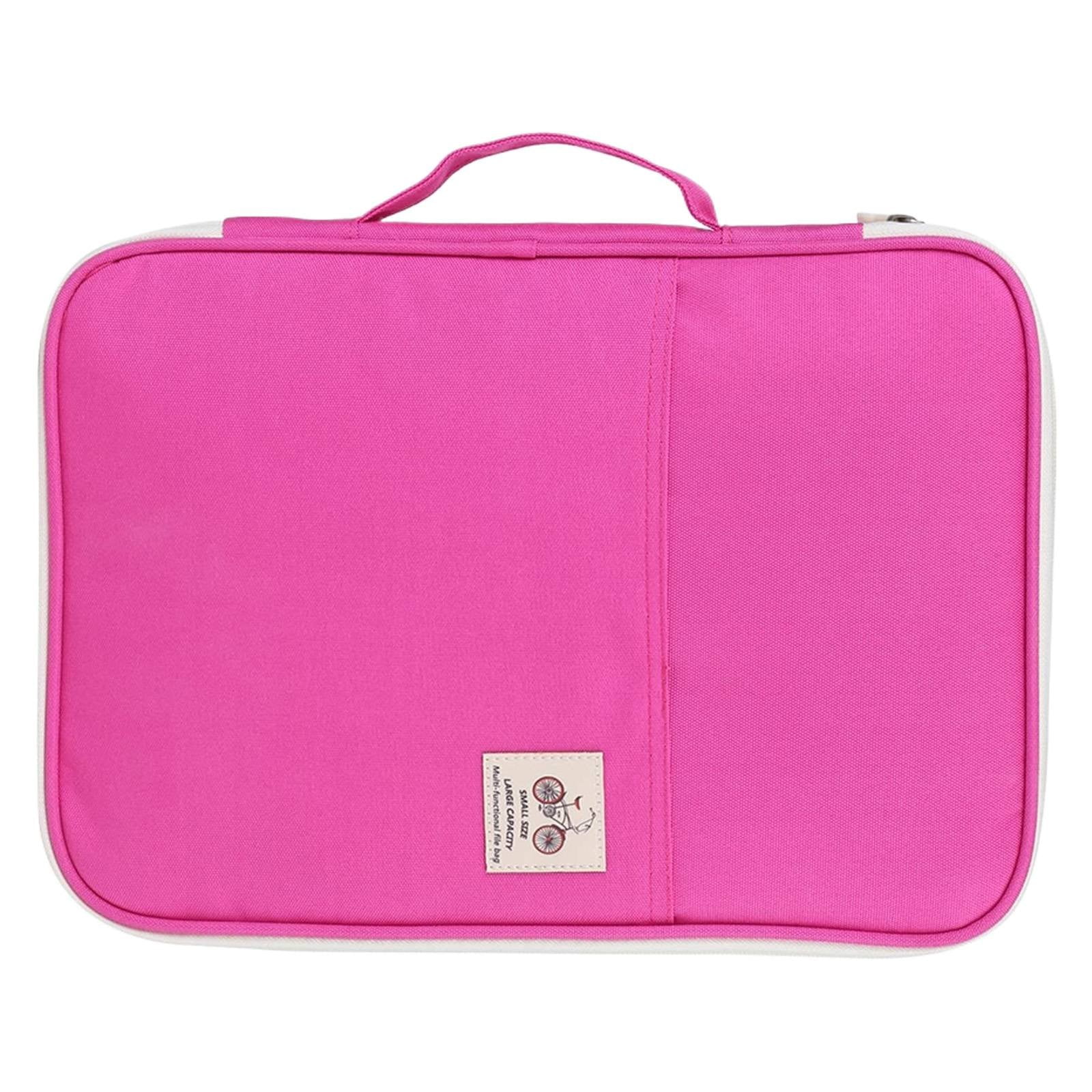 5 Colors A4 Document Bags File Folder Portfolio Organizer Computer ...