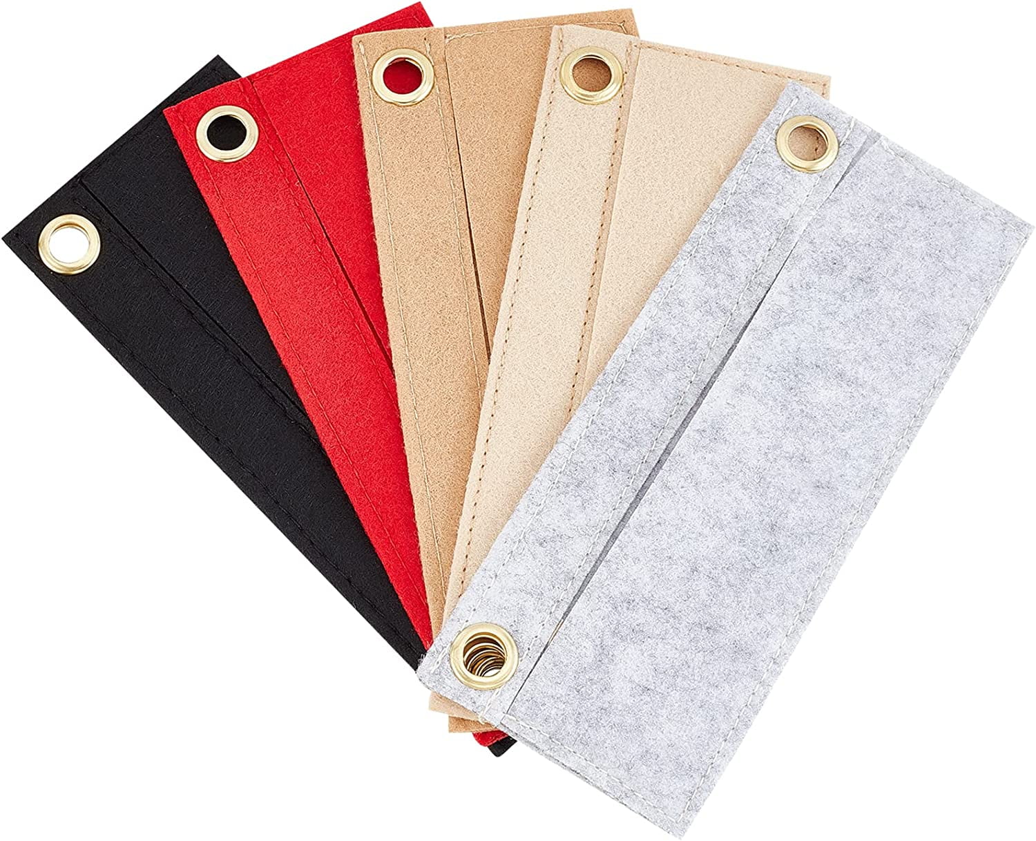 5 Colors Felt Insert Organizer Women Clutch Bag Convertible Lined ...