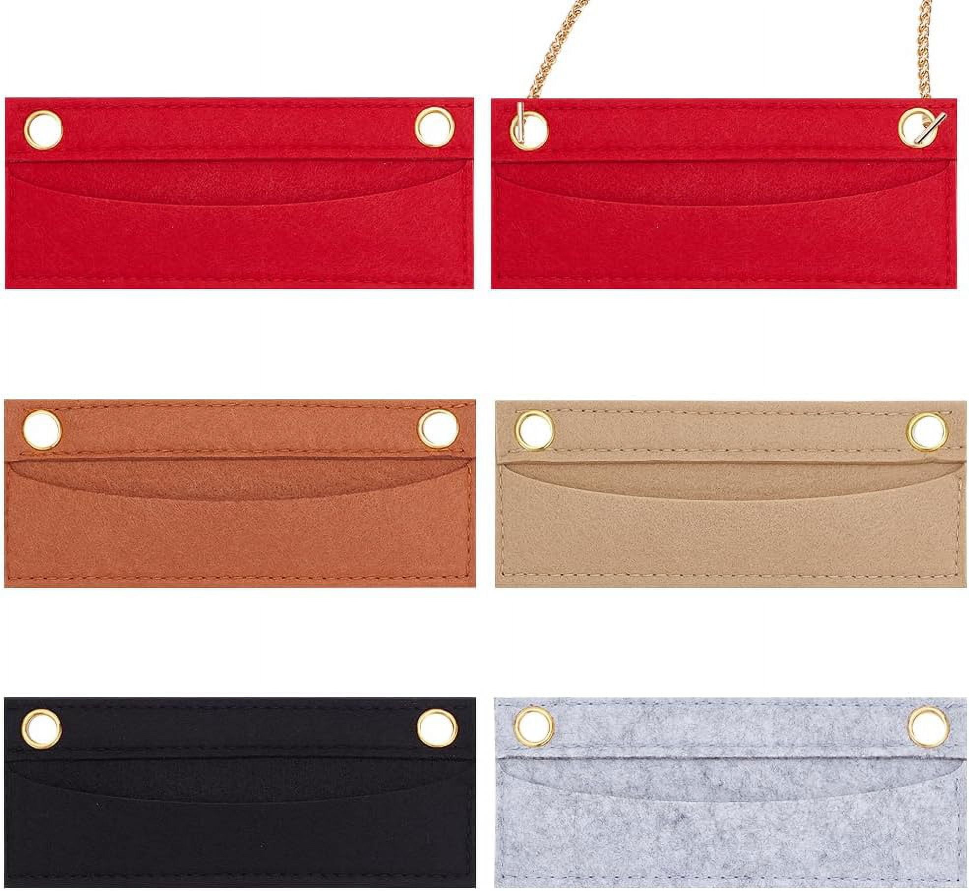 5 Colors Felt Purse Organizer Insert Handbag Felt Organizer Tote Bag ...