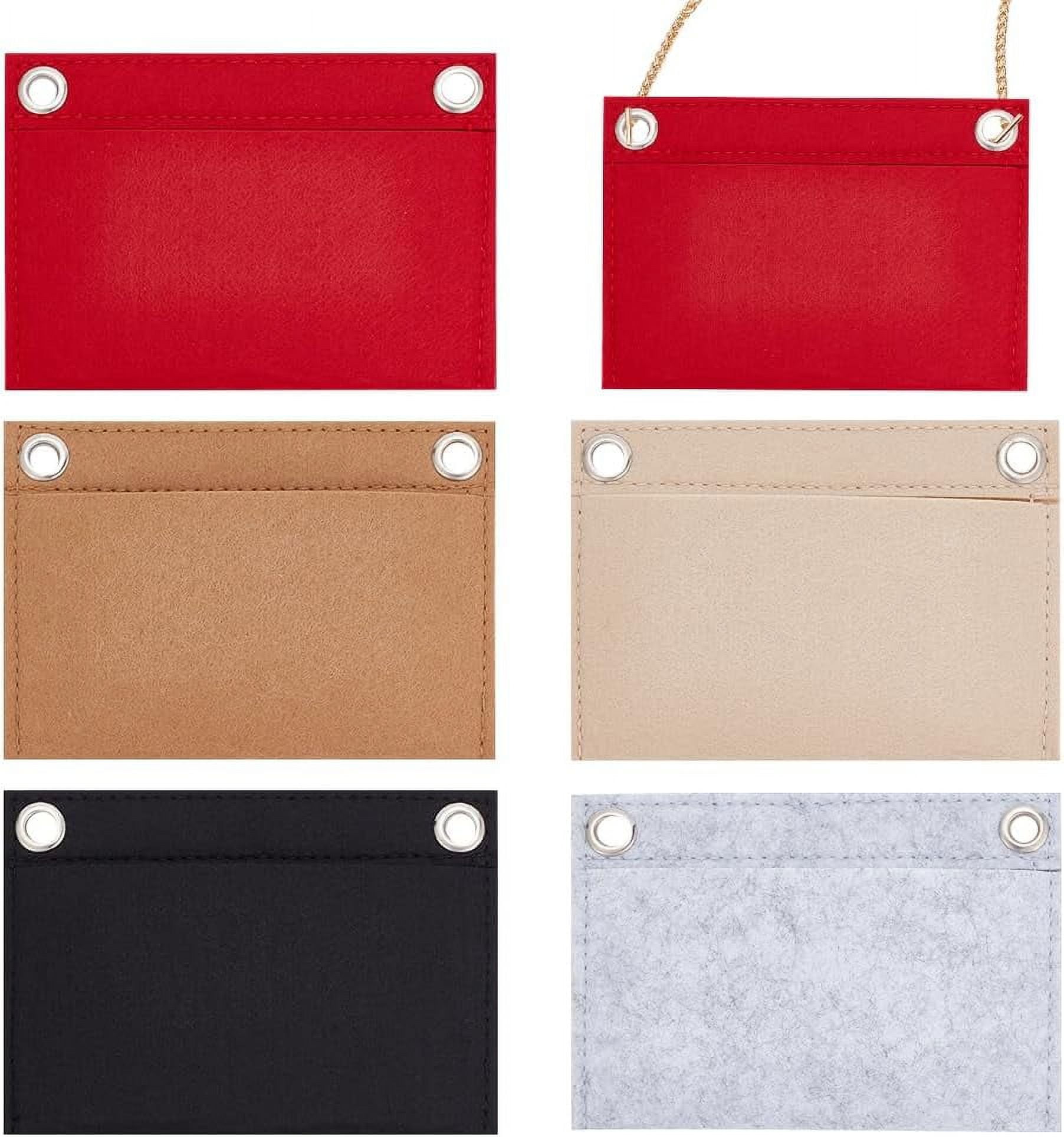 5 Colors Felt Purse Organizer Insert Rectangle Envelope Crossbody ...