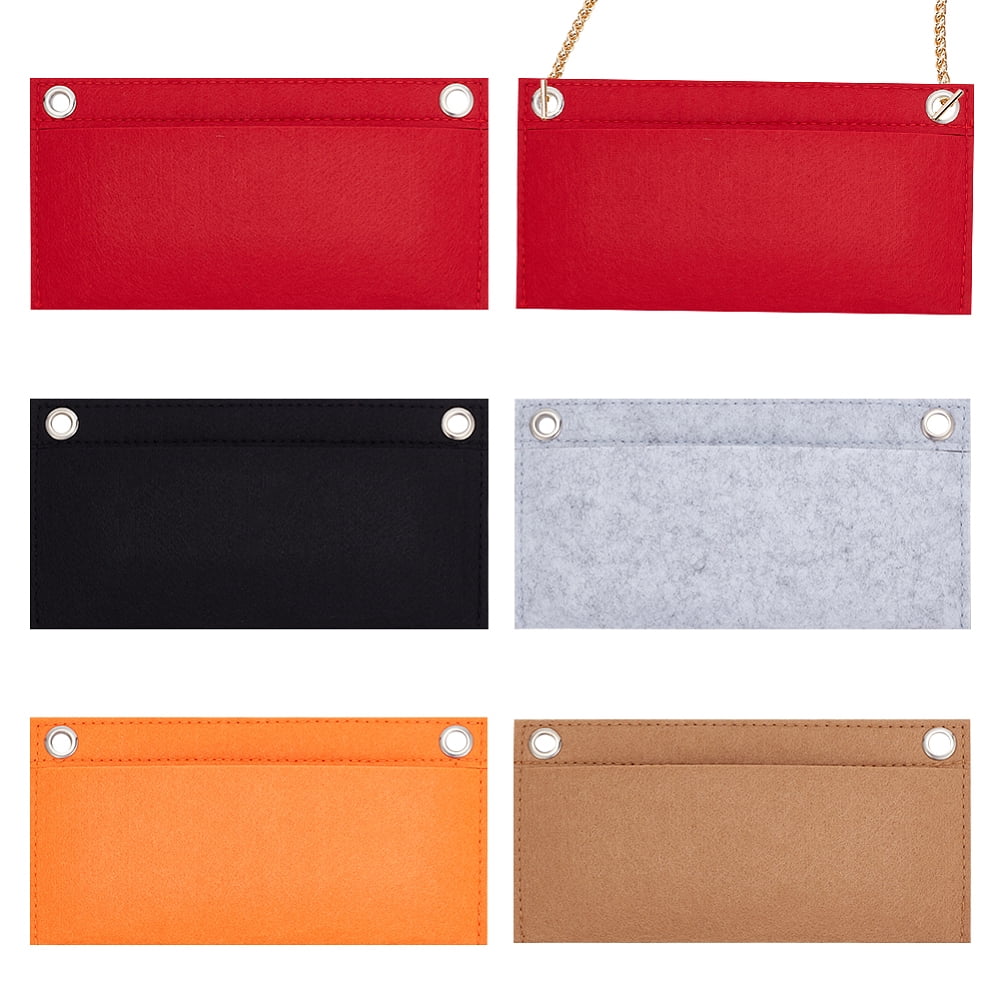 5 Colors Felt Purse Organizer Insert Rectangle Envelope Crossbody ...