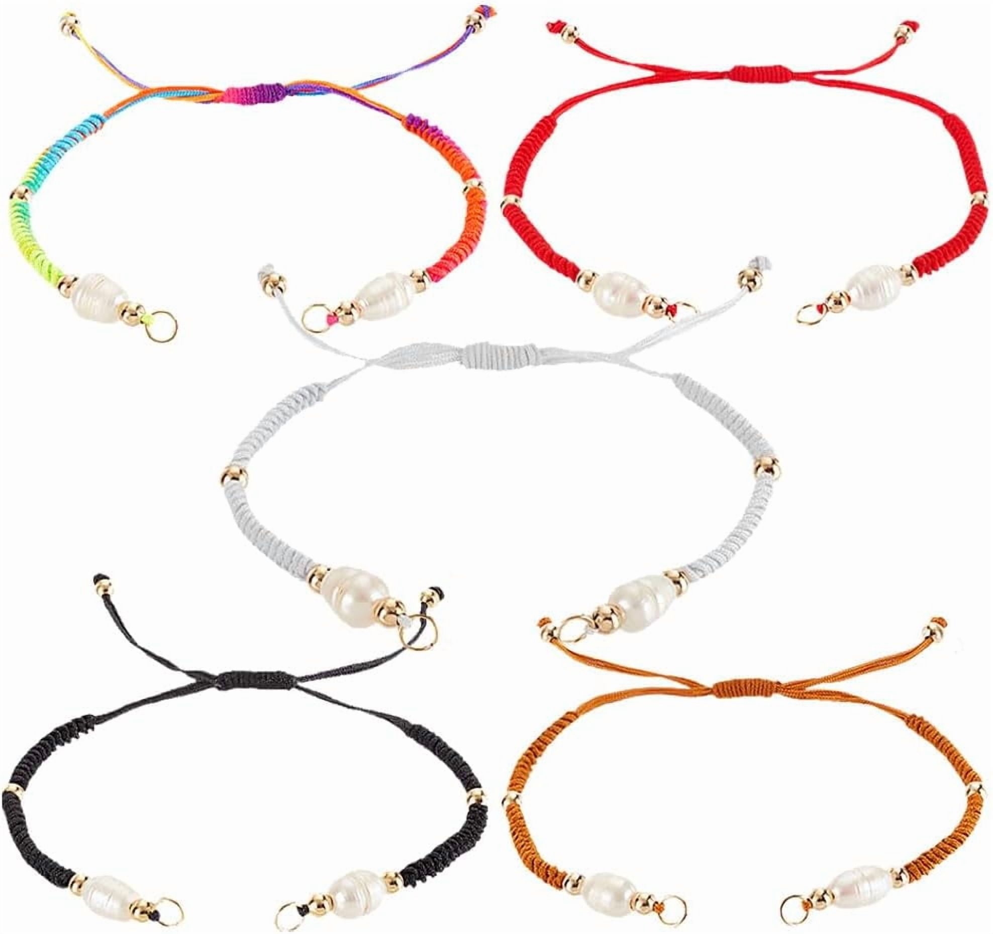 5 Colors Nylon Cord Bracelet Adjustable Thread for Bracelets Making ...