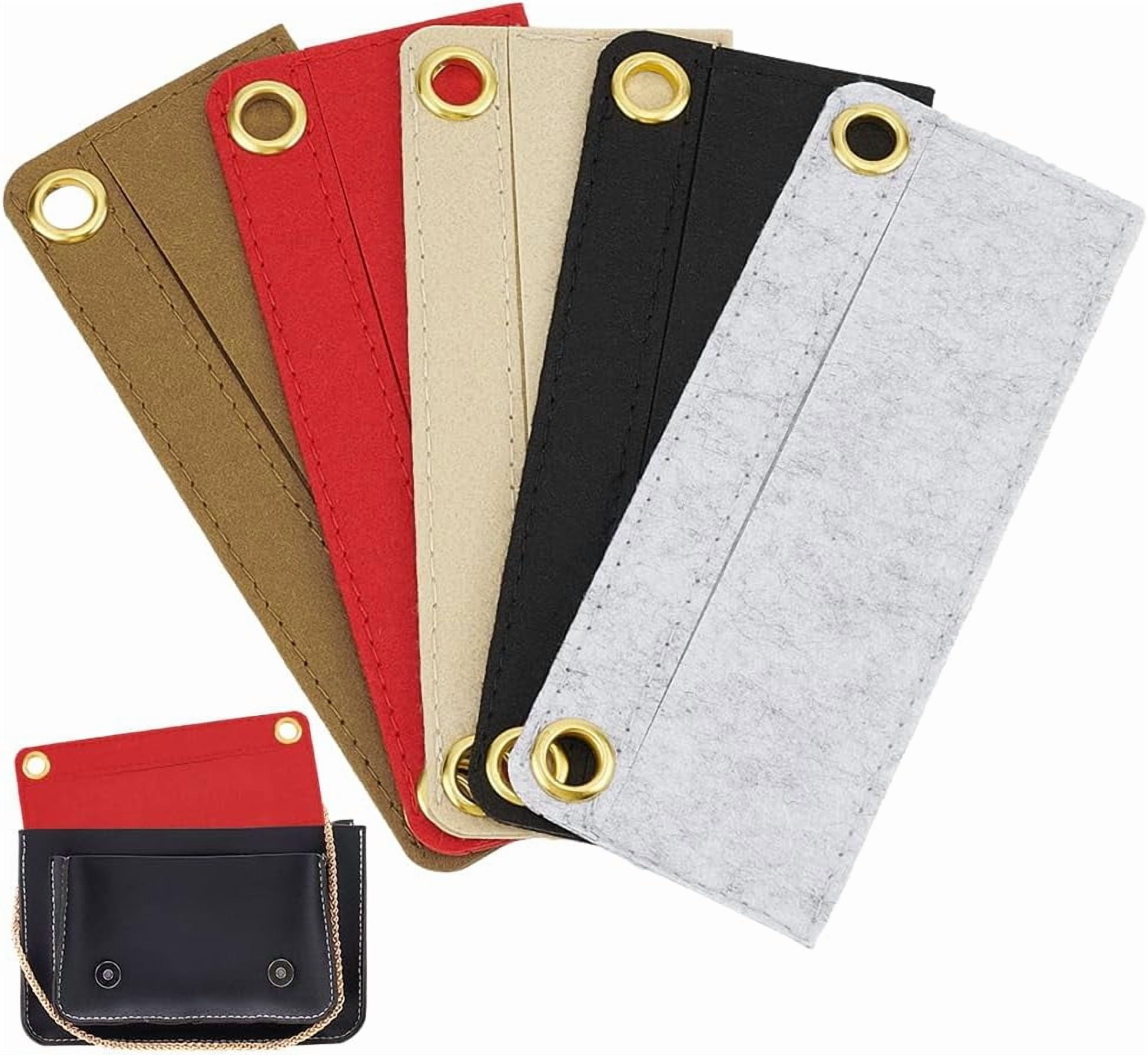 5 Colors Purse Felt Insert Organizer 2.71x6.69 Inch Rectangle Envelope ...