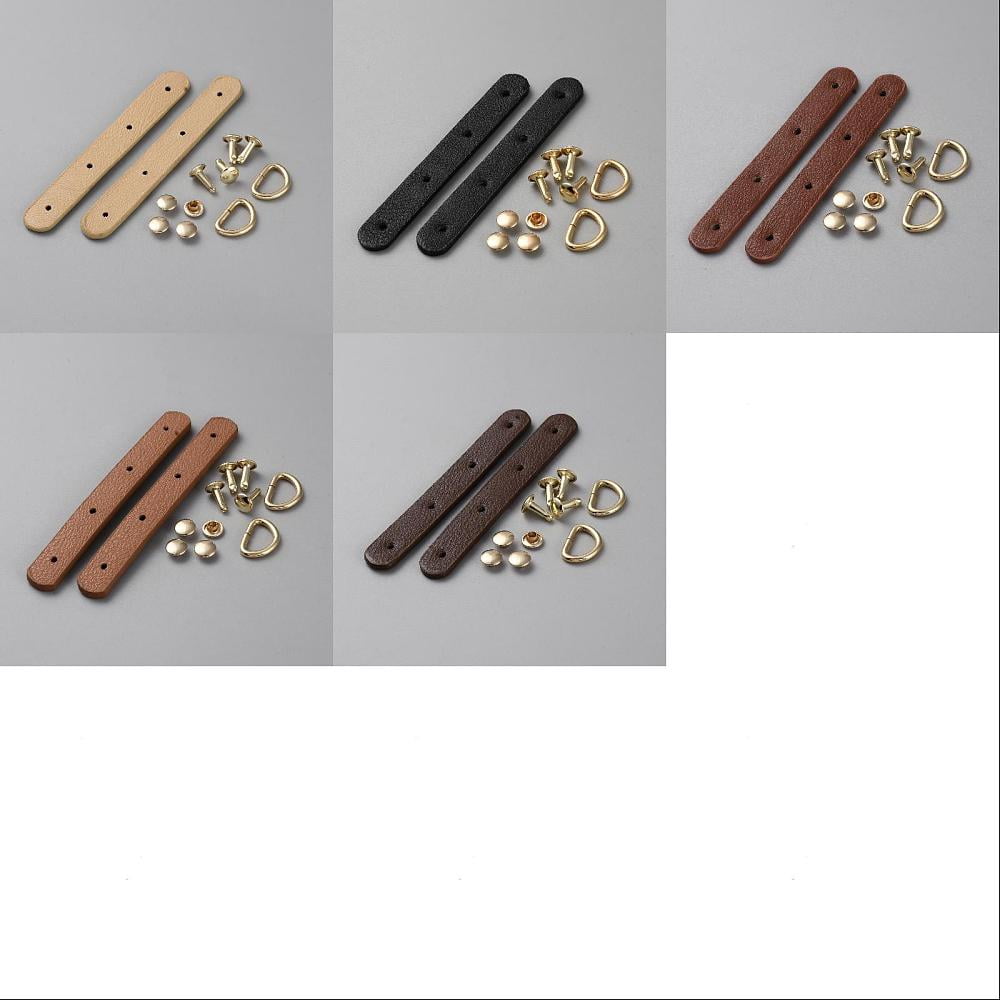 5 Colors Purse Suspension Clasps Golden Plated Alloy D-Ring Clasps with ...