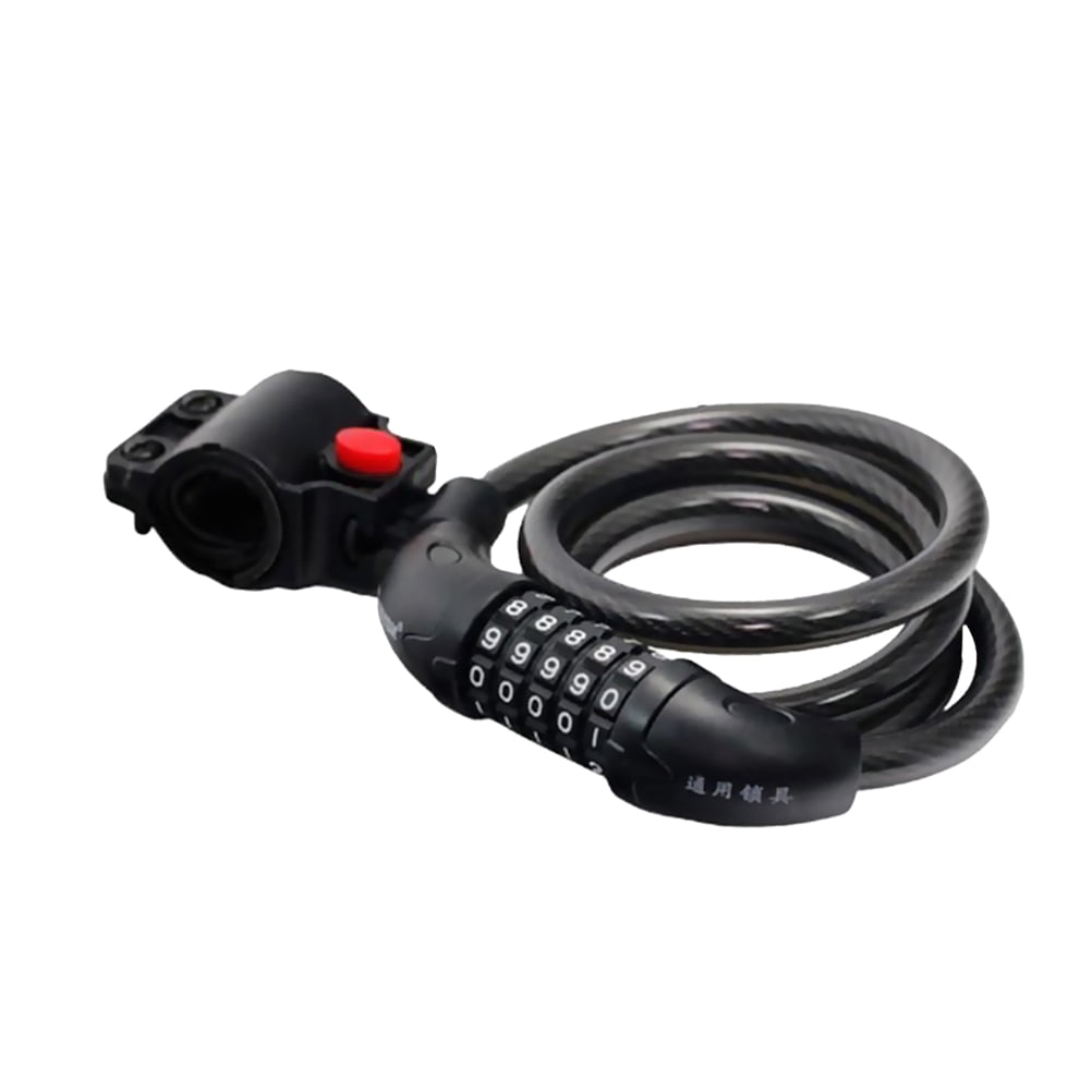 5 Combination Bike Lock Cable Lock Lock for Bike Chain Lock Bike ...