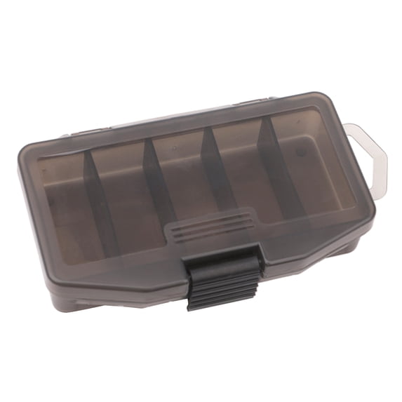 5 Compartments Fishing Tackle Box Lures Baits Box Organizers Fishing ...