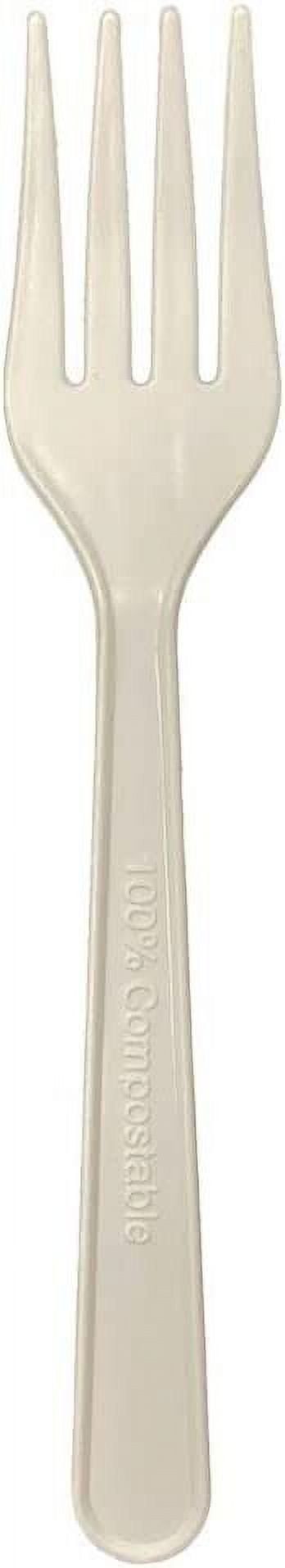 5" Compostable Plastic Fork Snacks, Disposable DEMO Fork, Small Snacks ...