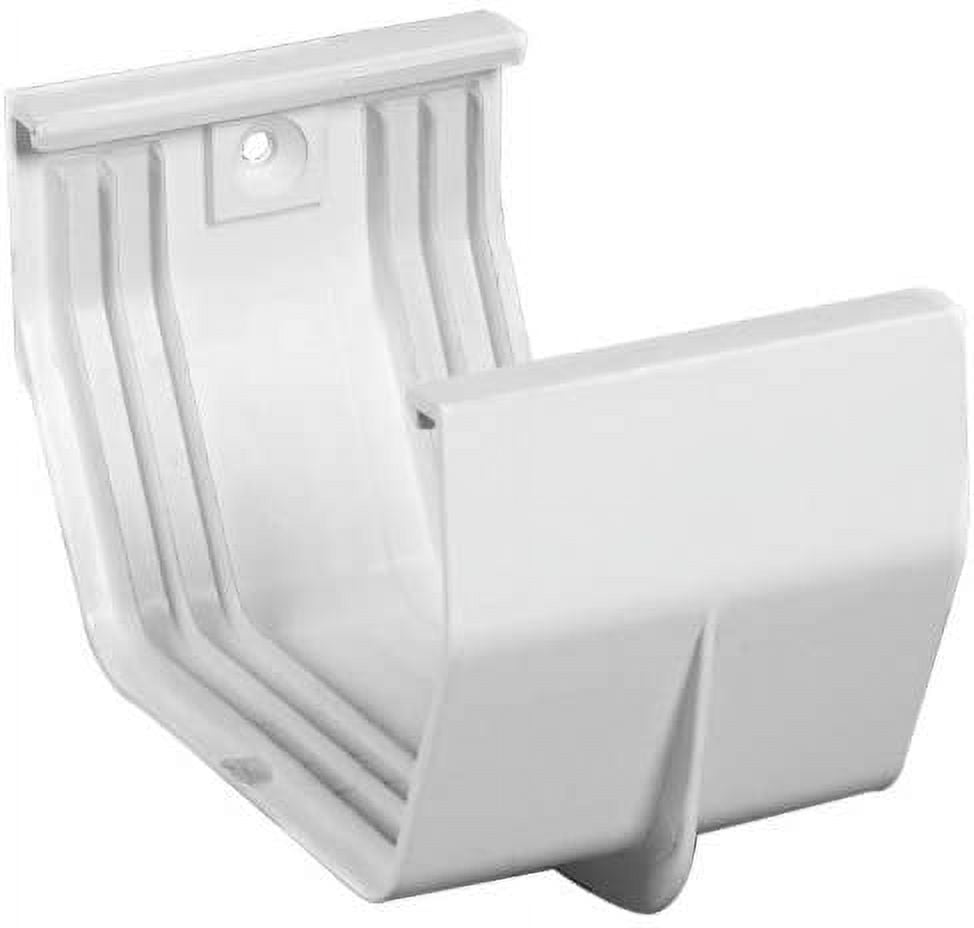 Gutter Supply Gutter Expansion Joint White Vinyl - 5 Pack, White ...