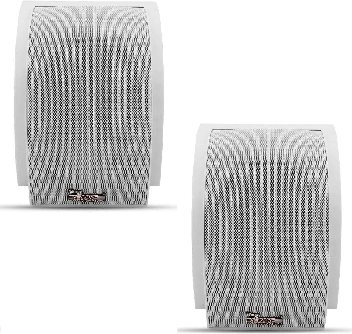 5Core Outdoor Speakers Stereo In Wall 100W Peak Passive Patio Home ...