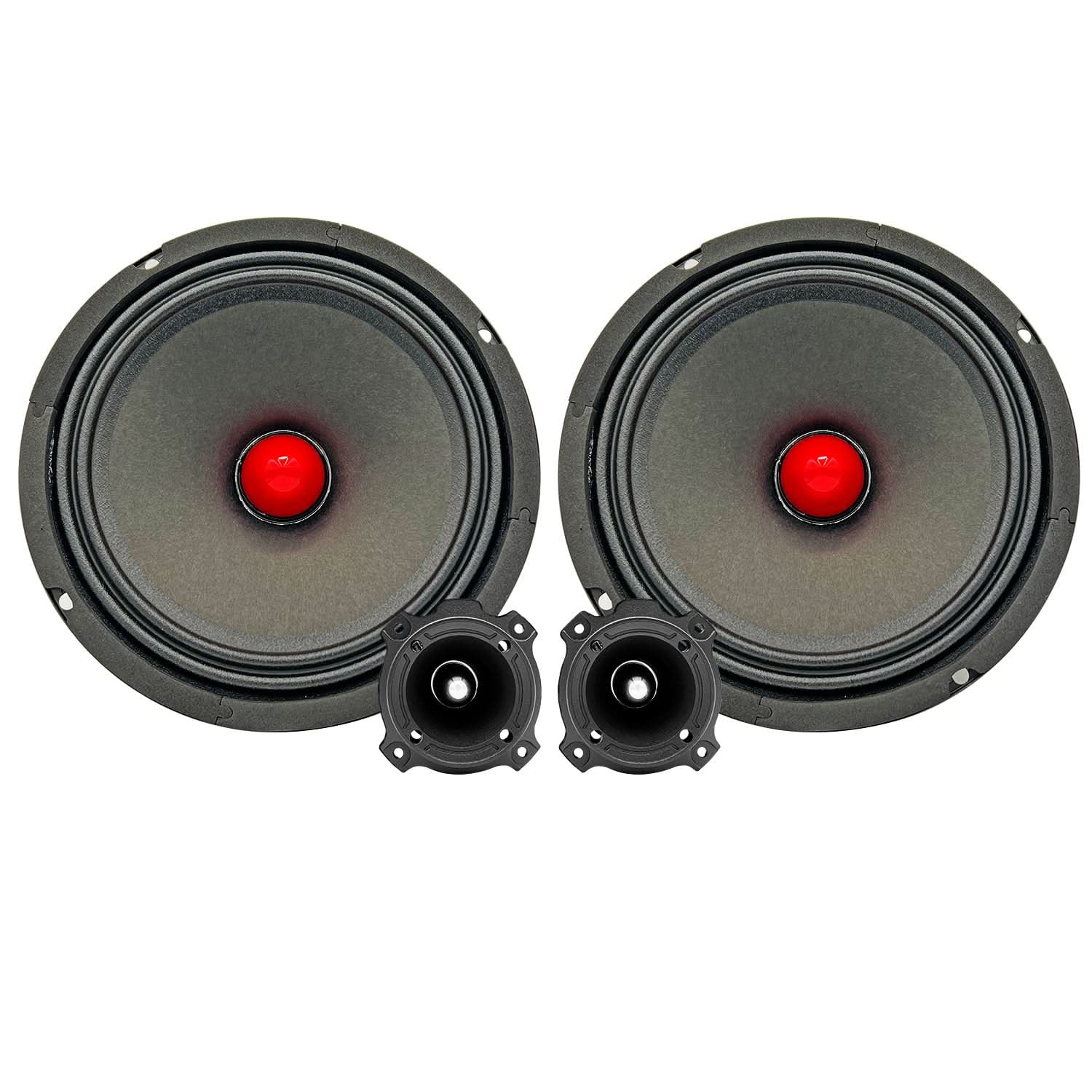 5 Core 6.5 Inch Midrange Door Speaker + Tweeter Combo 580W PMPO ...