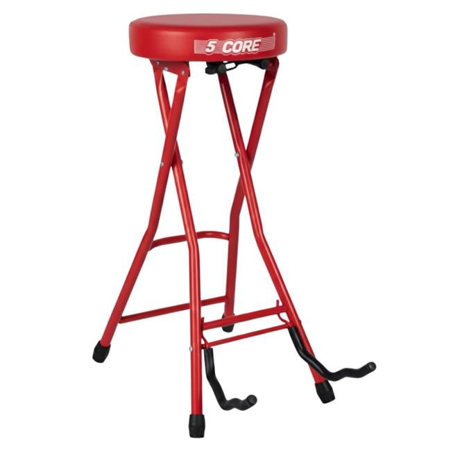 5 Core D01027RN5F8 3.15 in. Guitar Stool Padded Chair with Foldable ...