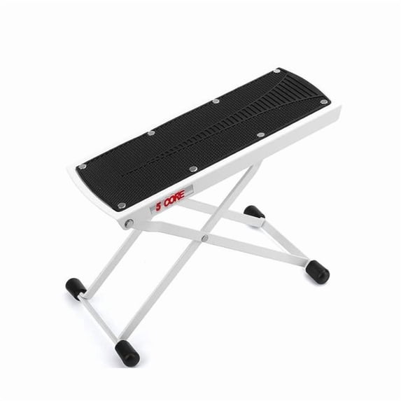 5 Core D0102H52Z9T Guitar Foot Stool Height Adjustable Folding Leg Rest ...