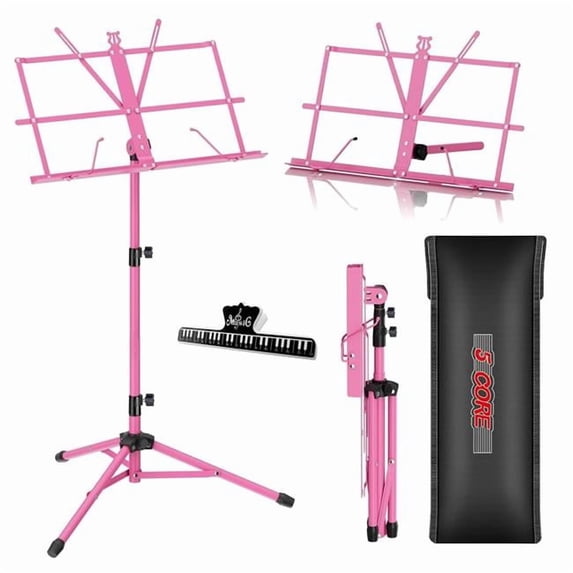 5 Core D0102H5TIYX Music Stand Adjustable Desktop Book Stands Portable ...