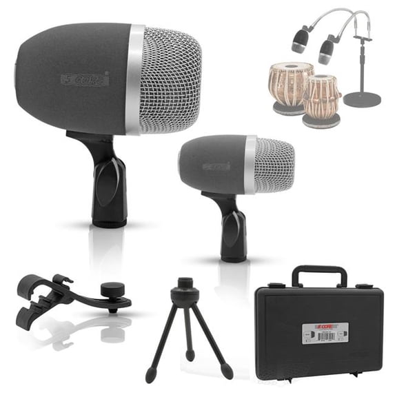 5 Core D0102HR1SMT Tabla Mic Indian Instrument Microphone Set for Bayan ...