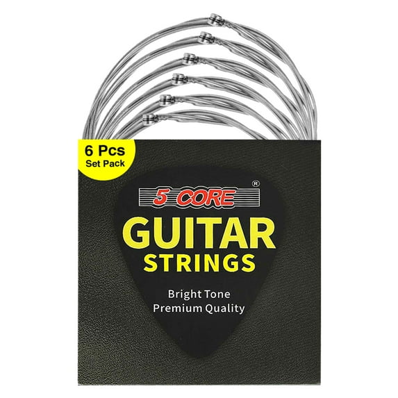 5 Core Electric Guitar Strings for 6 String Guitars Nickel Plated Steel ...