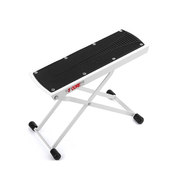 5 Core Guitar Foot Stool Height Adjustable Folding Leg Rest Portable ...