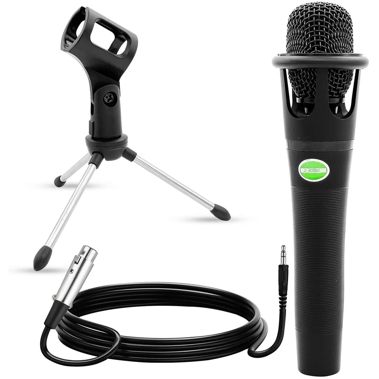 fine Microphone Audio Dynamic Cardiod Karaoke Singing Wired Mic Music ...