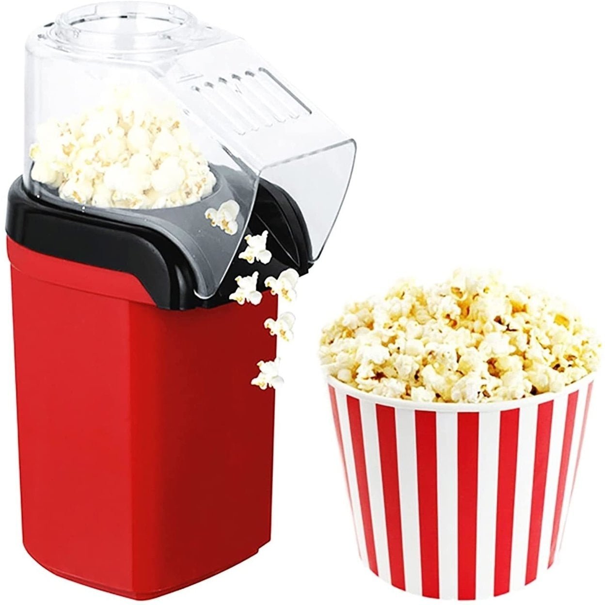 5 Core Electric Popcorn Maker, 1200W Kernel Corn Popper, Fast, No Oil ...