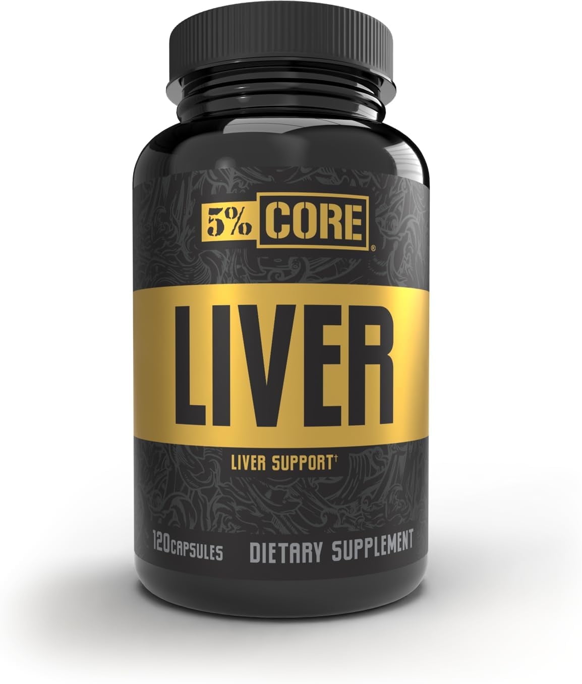 5% Core Liver Support | NAC (N-Acetyl L-Cysteine) 1000mg, Milk Thistle 750mg, L-Glutathione ...