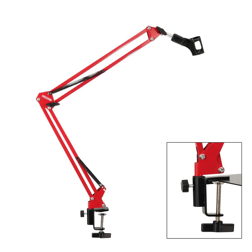 5 Core Mic Arm Adjustable Boom Microphone Stand Desk Mount Heavy Duty ...
