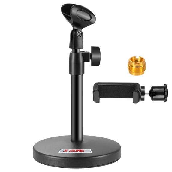 5 Core Mic Stand 3 in 1 Desktop Microphone Stands Adjustable Table ...