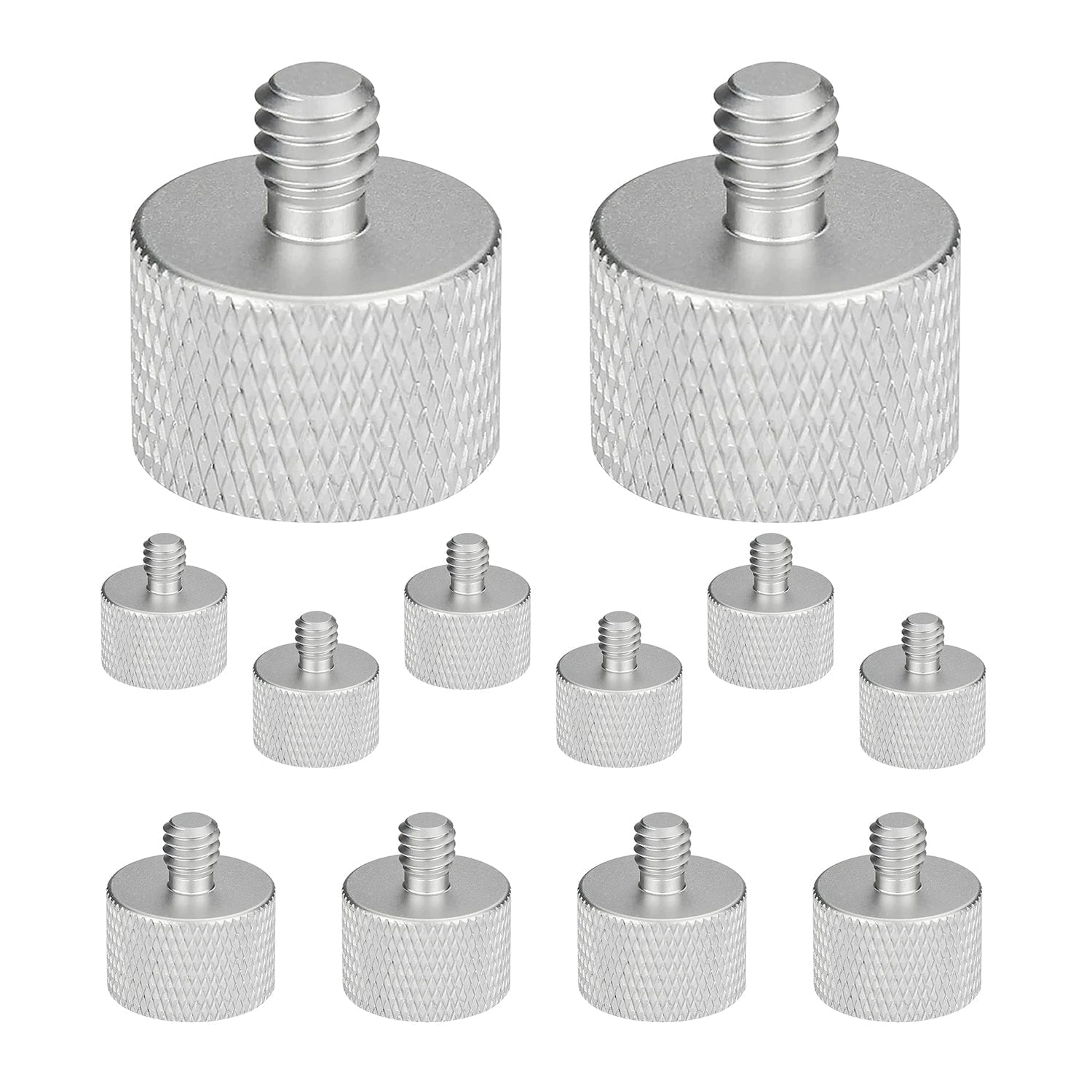 5 Core Mic Stand Adapter 12 Pieces 3/8 Male to 5/8 Female Screw Thread ...