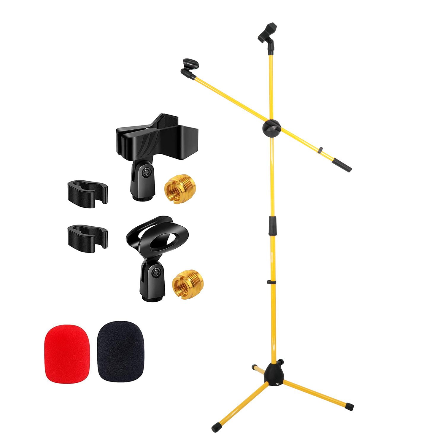 5 Core Mic Stand Floor Height Adjustable Tripod Microphone Stands w ...