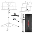 5Core Music Stand For Sheet Music Portable Tripod Adjustable Folding ...