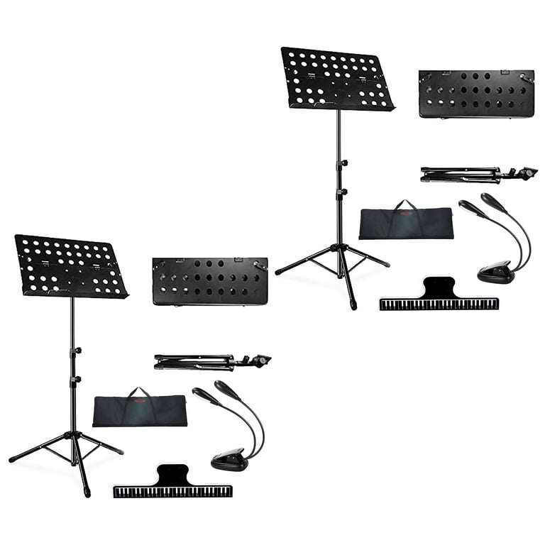 Adjustable Music Stand Folding Music Stand - Portable Sheet Stand With ...