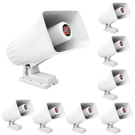 5Core Indoor Outdoor PA Horn Speaker 6 x 4 Inch Loud PA System 8 Ohm ...