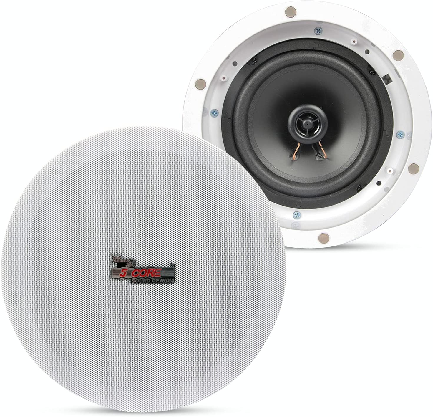 5 Core Premium 6.5 Inch Ceiling Speaker 2 Way Outdoor Speaker Wired ...