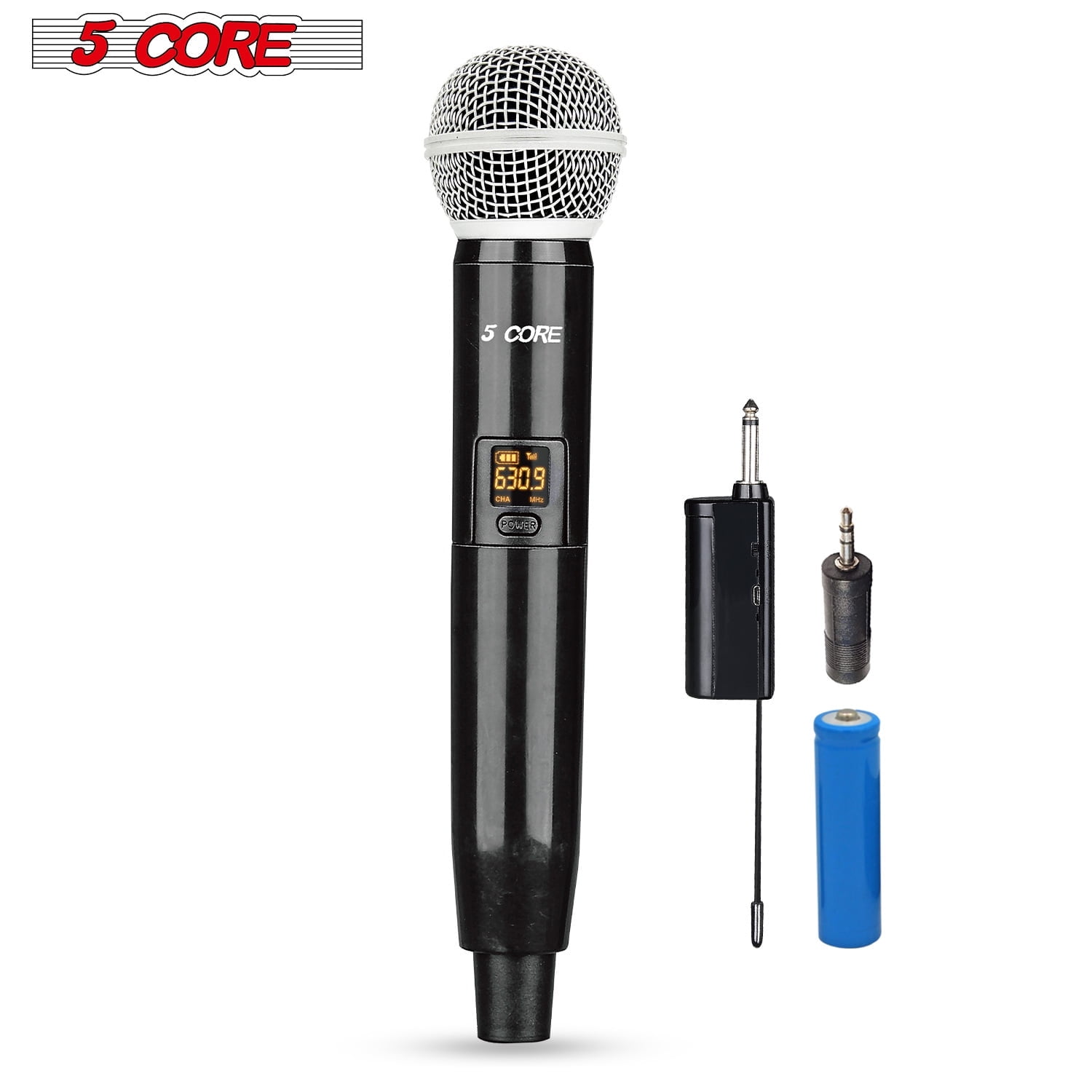 5 Core Pro Wireless Handheld Microphone Transmitter with Vocal ...