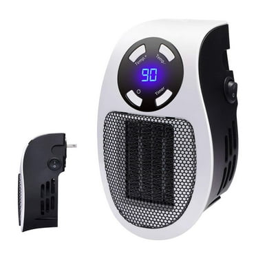 Brentwood 350 Watt Plug-In Wall Outlet Personal Space Heater in White ...