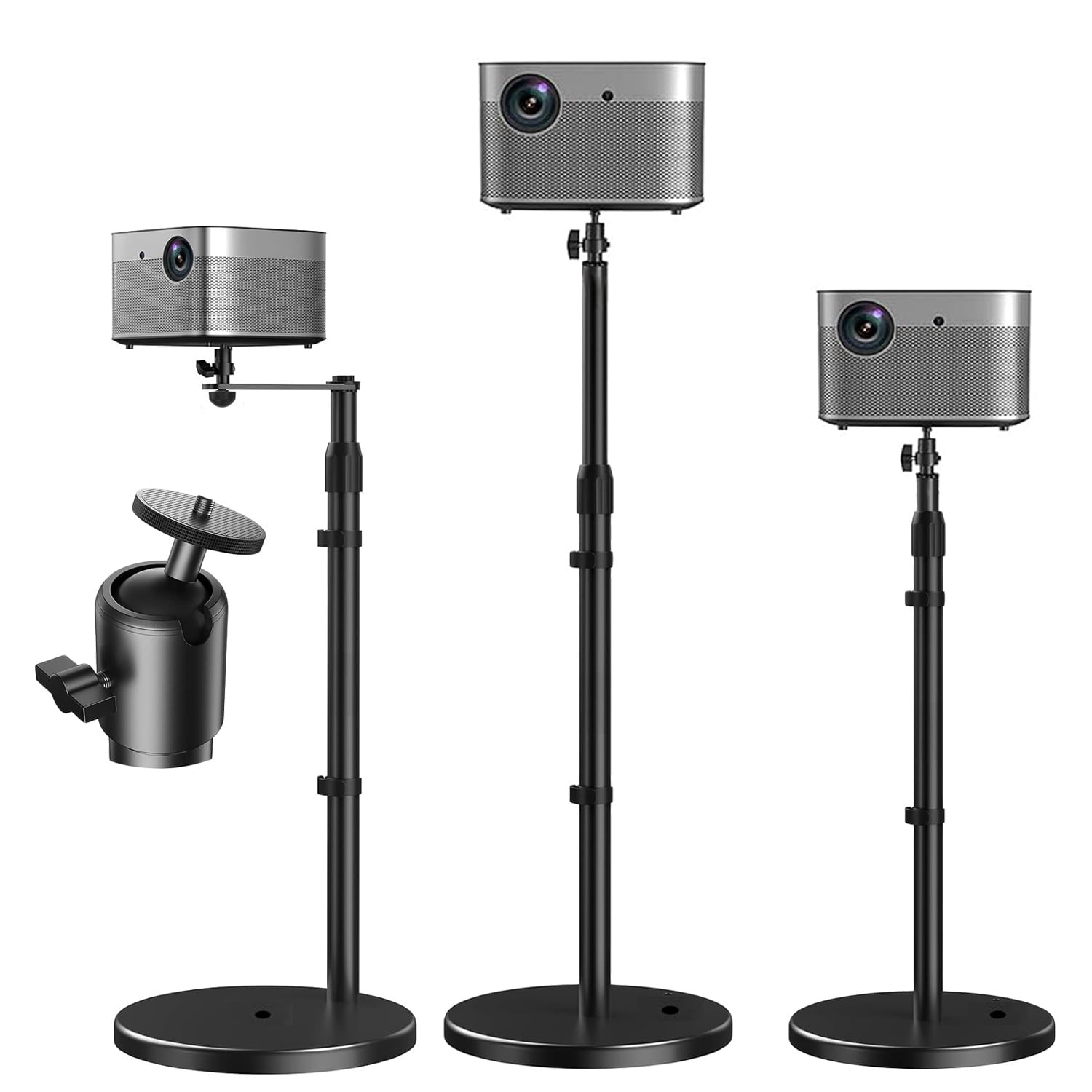 5 Core Projector Stand Height adjustable 28"-52" Tall Floor Stands w 3 ...