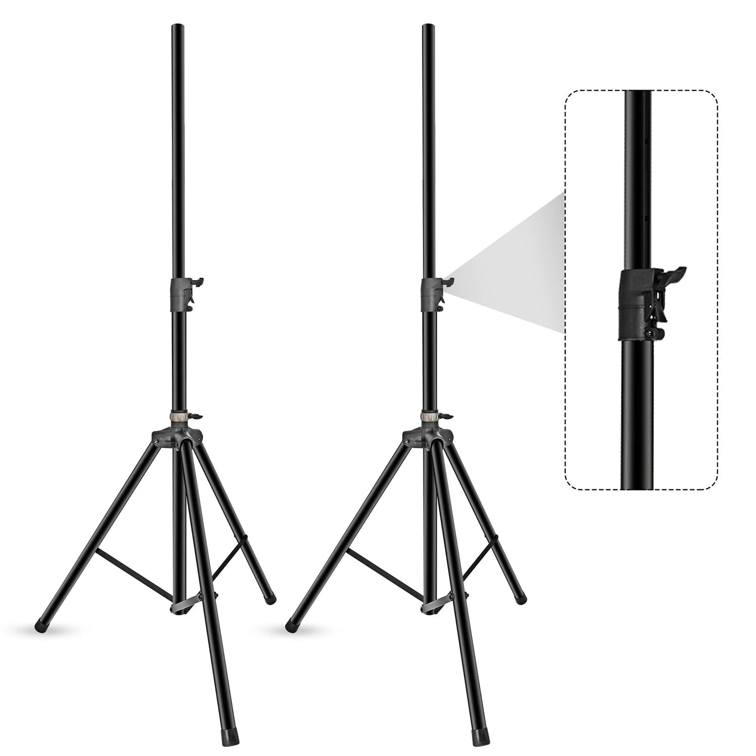 5 Core Speaker Stand Tripod Tall Air Assist Lowering Adjustable Heavy ...
