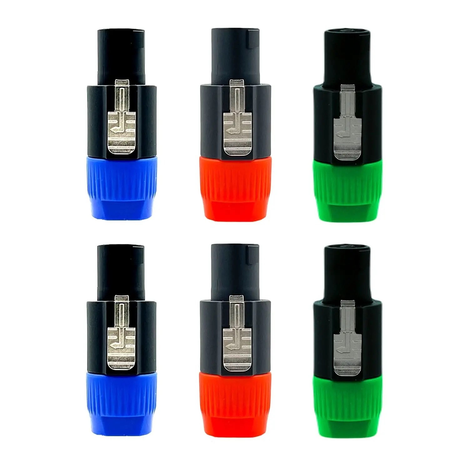 5 Core Speakon Adapter 6 Pack High Quality Audio Jack Male Audio Pin ...