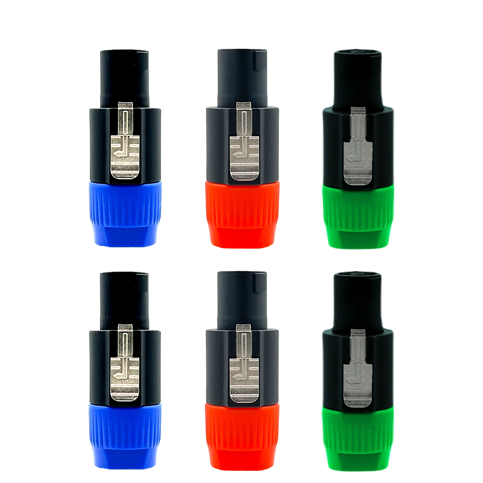 5 Core Speakon Adapter 6 Pack High Quality Audio Jack Male Audio Pin ...