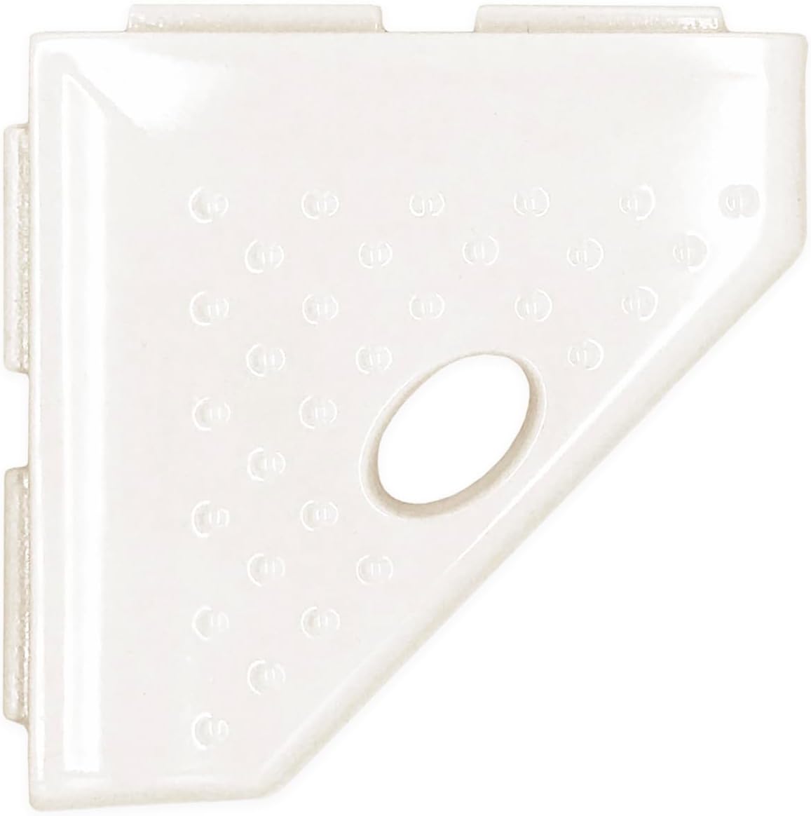 5" Corner Shower Footrest, Lugged for New Construction, Shaving Shelf ...