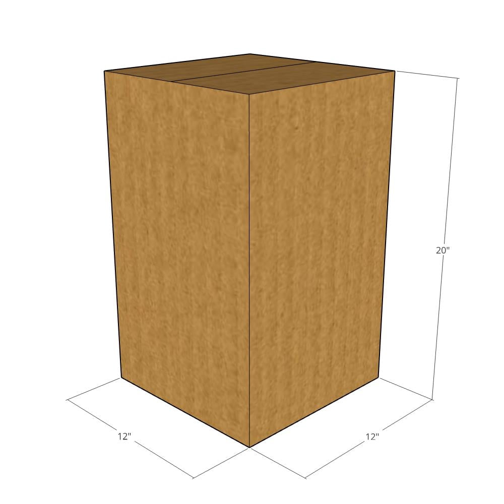 5 Corrugated Boxes 12x12x20 32 ECT - New for Packing or Shipping Needs ...