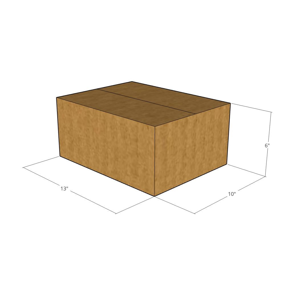 5 Corrugated Boxes 13x10x6 32 ECT - New for Packing or Shipping Needs ...